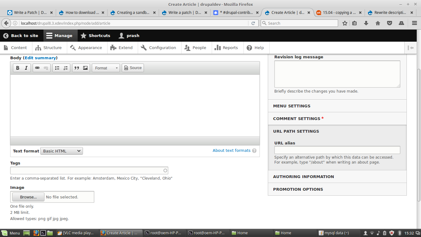Rewrite description for URL alias on node/add/* [#2844641] | Drupal.org